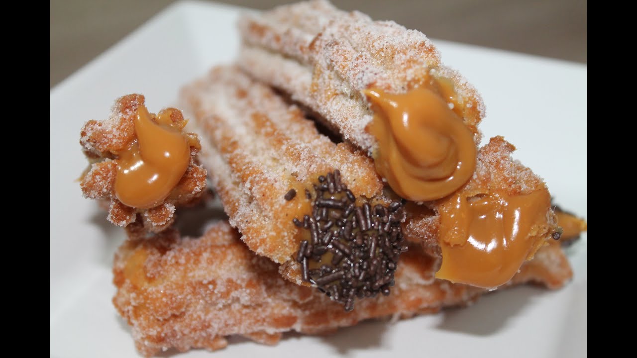 CHURROS DE DOCE DE LEITE SUPER FÁCIL #60 Receitas de Pai - AxTudo