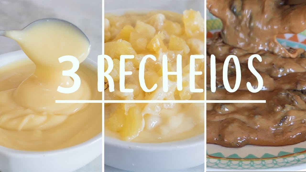 3 RECHEIOS INCRÍVEIS E CREMOSOS PARA BOLOS - AxTudo
