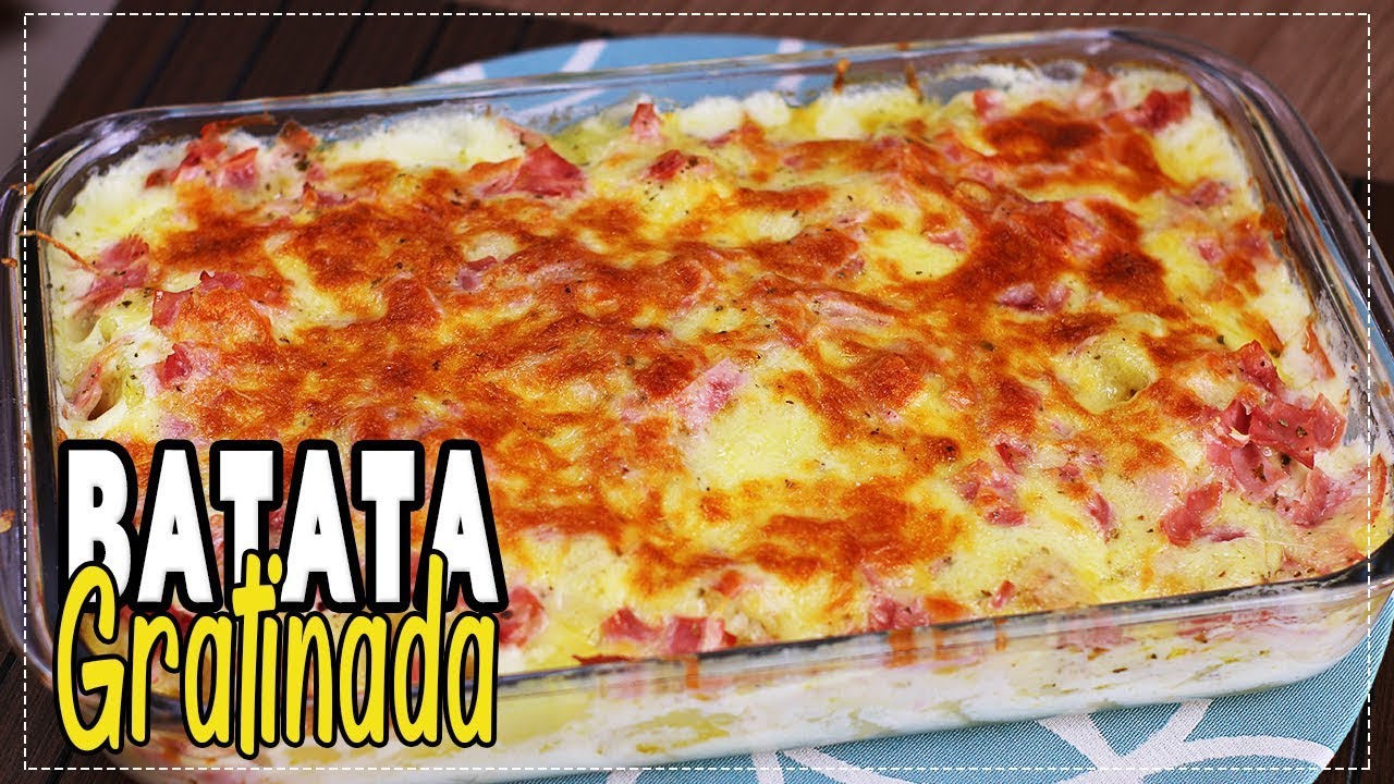 BATATA GRATINADA SUPER FÁCIL - AxTudo