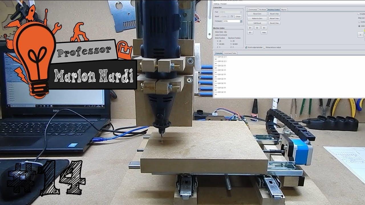 #14 - Upload GRBL - Configurando GRBL - G-Code Sender - Suporte ...