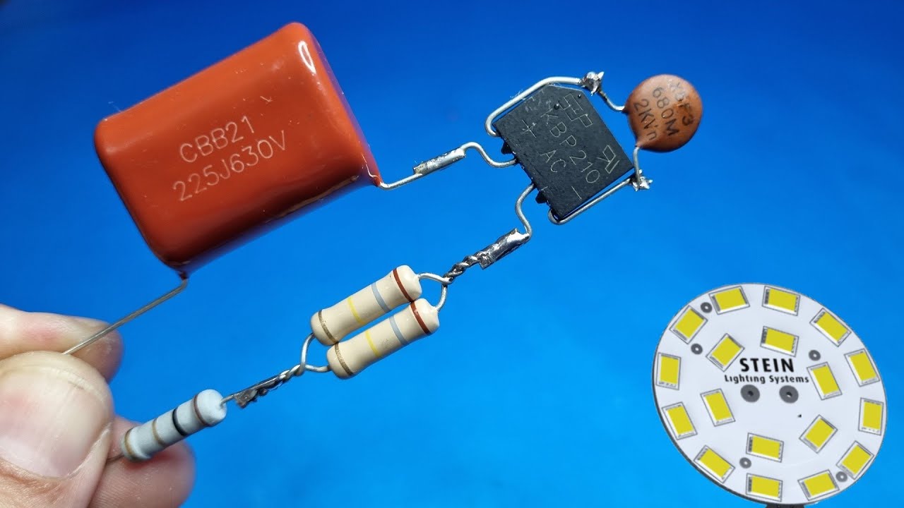 Como fazer testador de LED - Circuito de teste de LED sem transformador ...