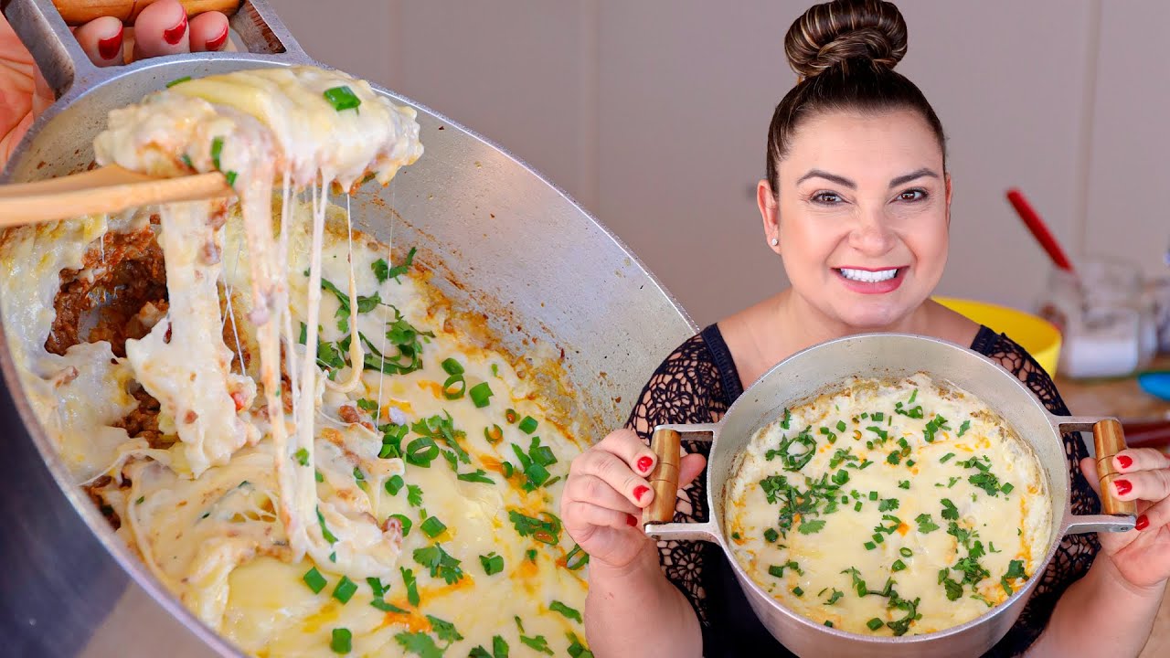ESCONDIDINHO DE CARNE MOIDA JANTINHA SIMPLES E DELICIOSA - AxTudo
