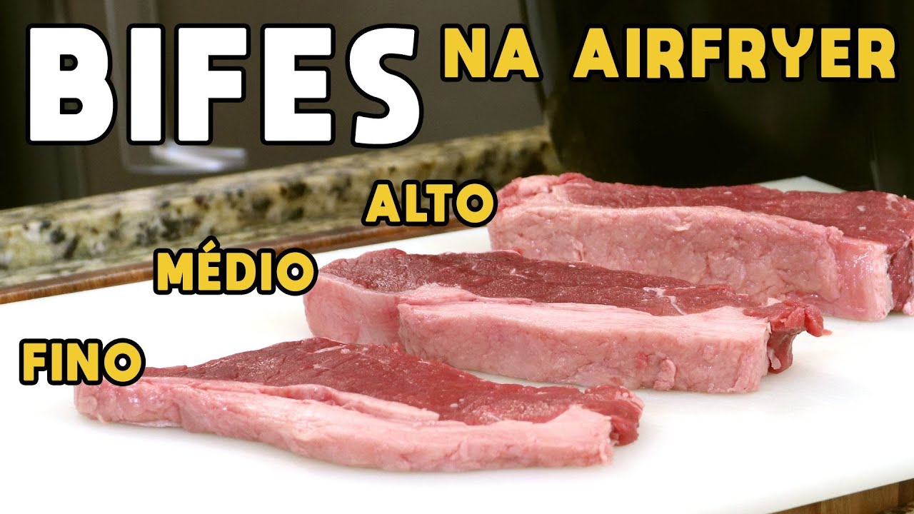Como Fazer Bife na Airfryer - Contrafilé na Airfryer - Tv Churrasco ...